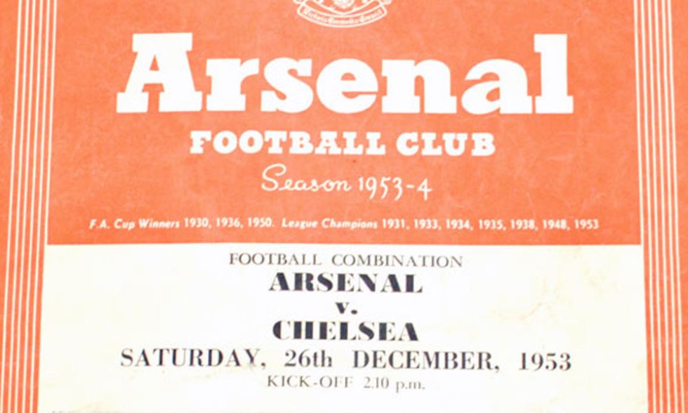 The Most Famous Boxing Day Football Programmes
